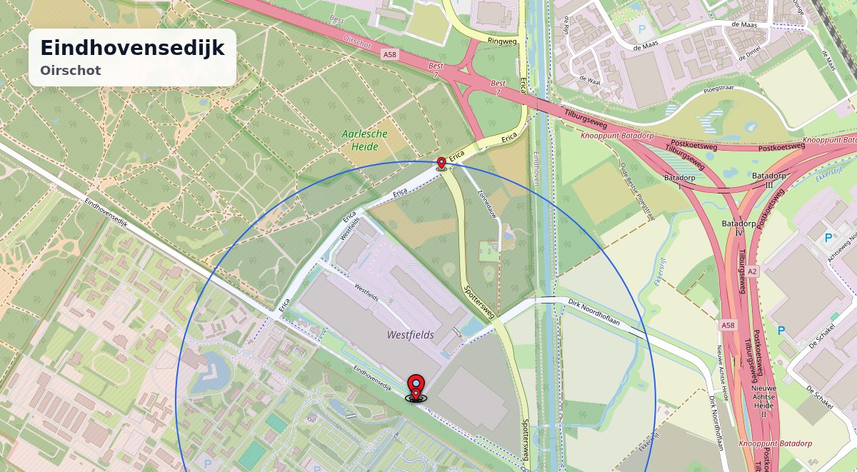 112 Oirschot - Brandgerucht op Eindhovensedijk 20:58 (PRIO 2)