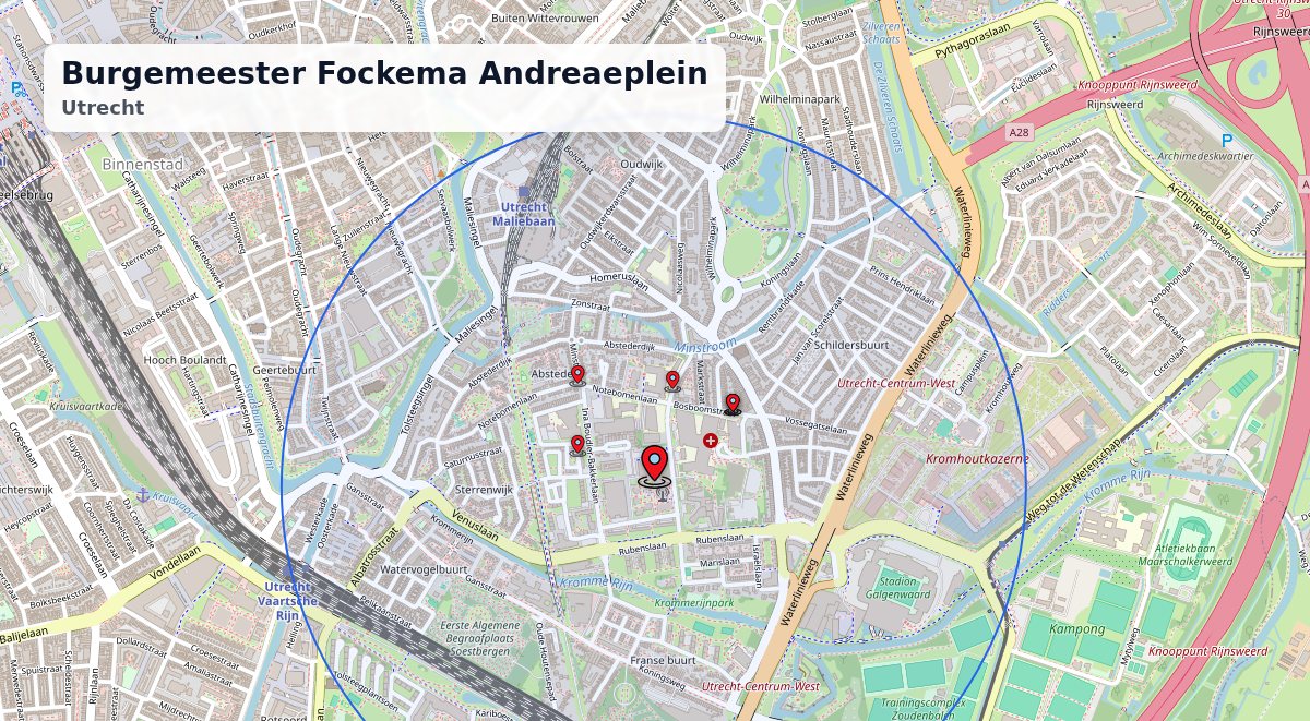112 Utrecht - Milieu op Burgemeester Fockema Andreaeplein 01:55