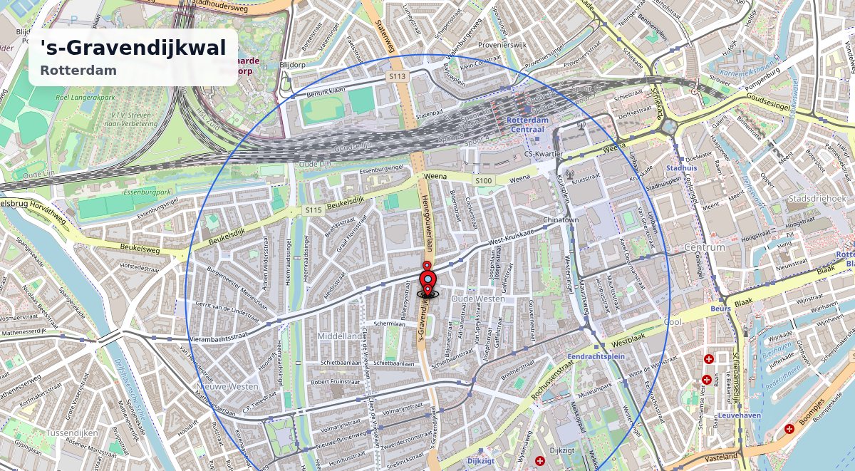 112 Rotterdam - Ongeval wegvervoer op 's-Gravendijkwal 22:03