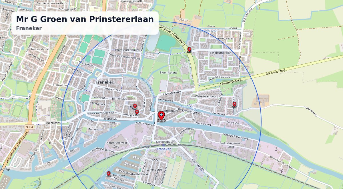 112 Franeker - Brand in een auto Mr G Groen van Prinstererlaan