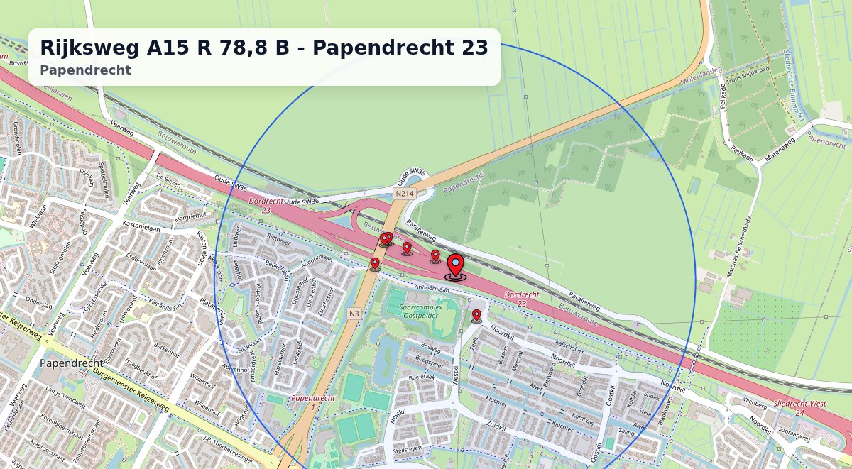 112 Papendrecht - Rijksweg A15 R 78,8 B - Papendrecht 23 07:35