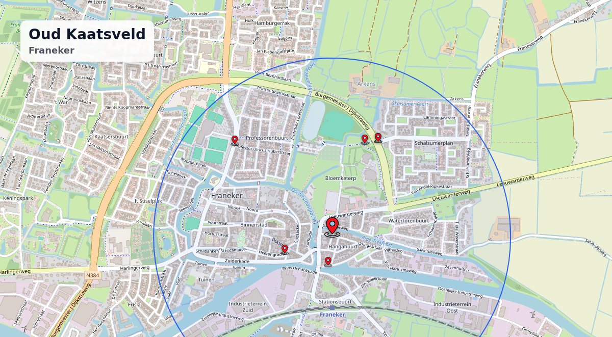 112 Franeker - Ongeval op Oud Kaatsveld met de Osingastraat 17:42