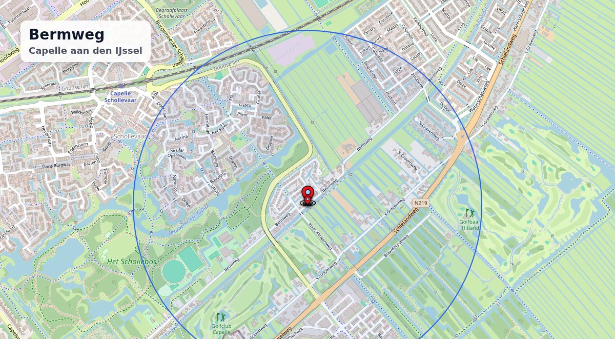 112 Capelle aan den IJssel - Dier in problemen Bermweg 17:06